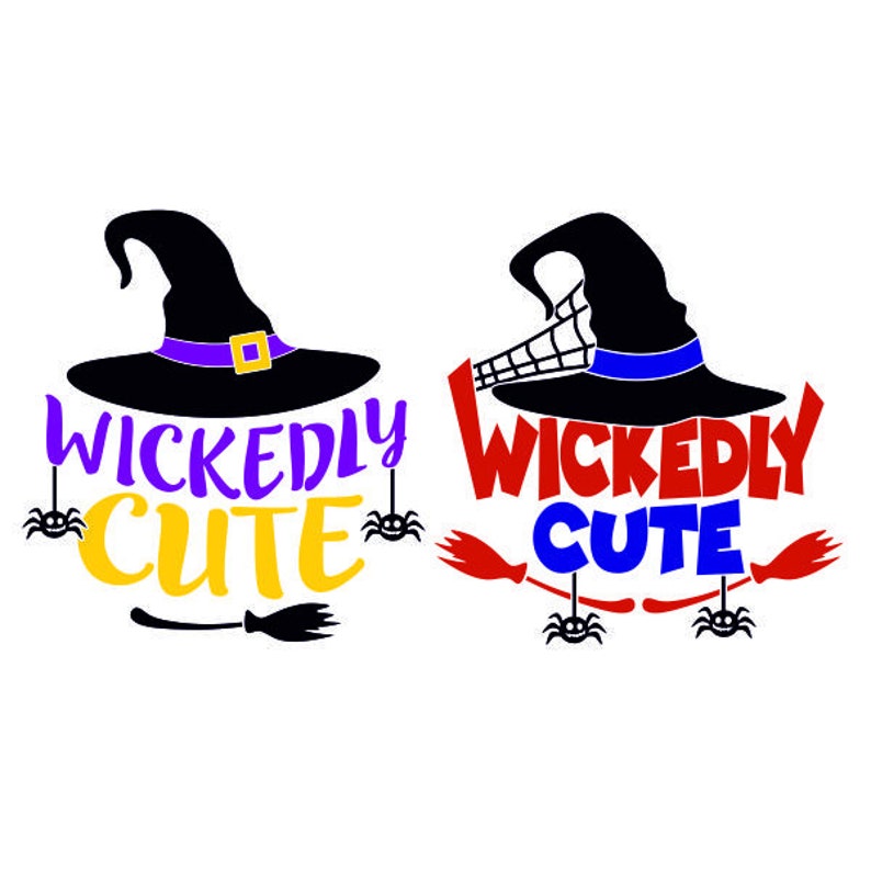 Wickedly Cute Wicked Baby Halloween Cuttable SVG PNG DXF & Eps - Etsy
