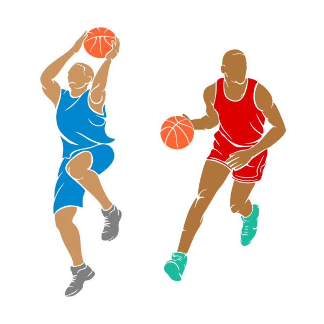 Basketball Player Pack Cuttable Design SVG PNG DXF & Eps Designs Cameo ...