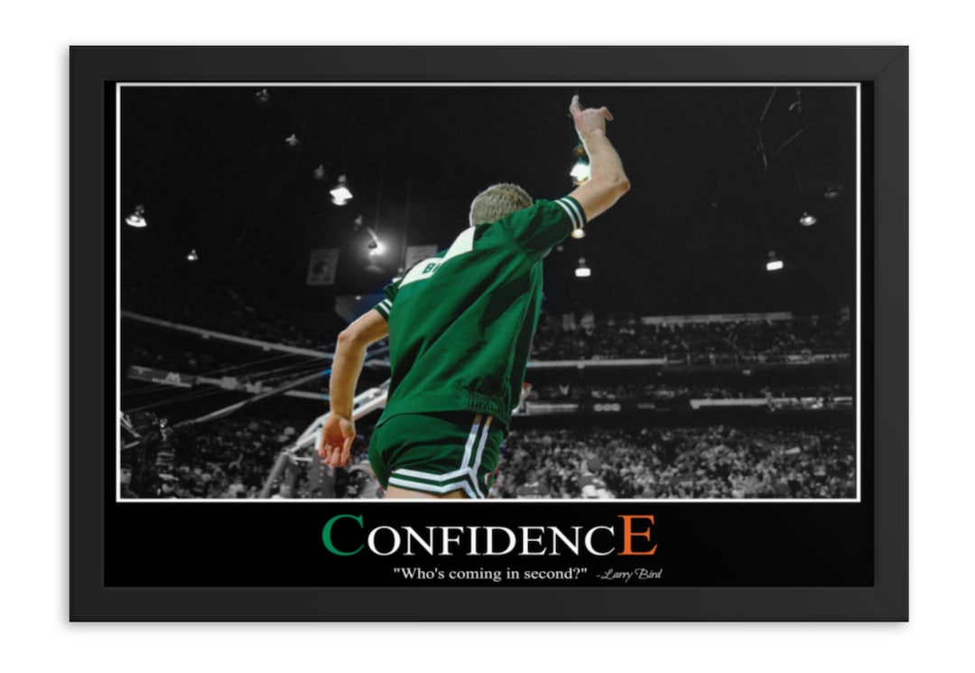 Digital Download Larry Bird 1988 3-point Contest "confidence" Poster - Etsy