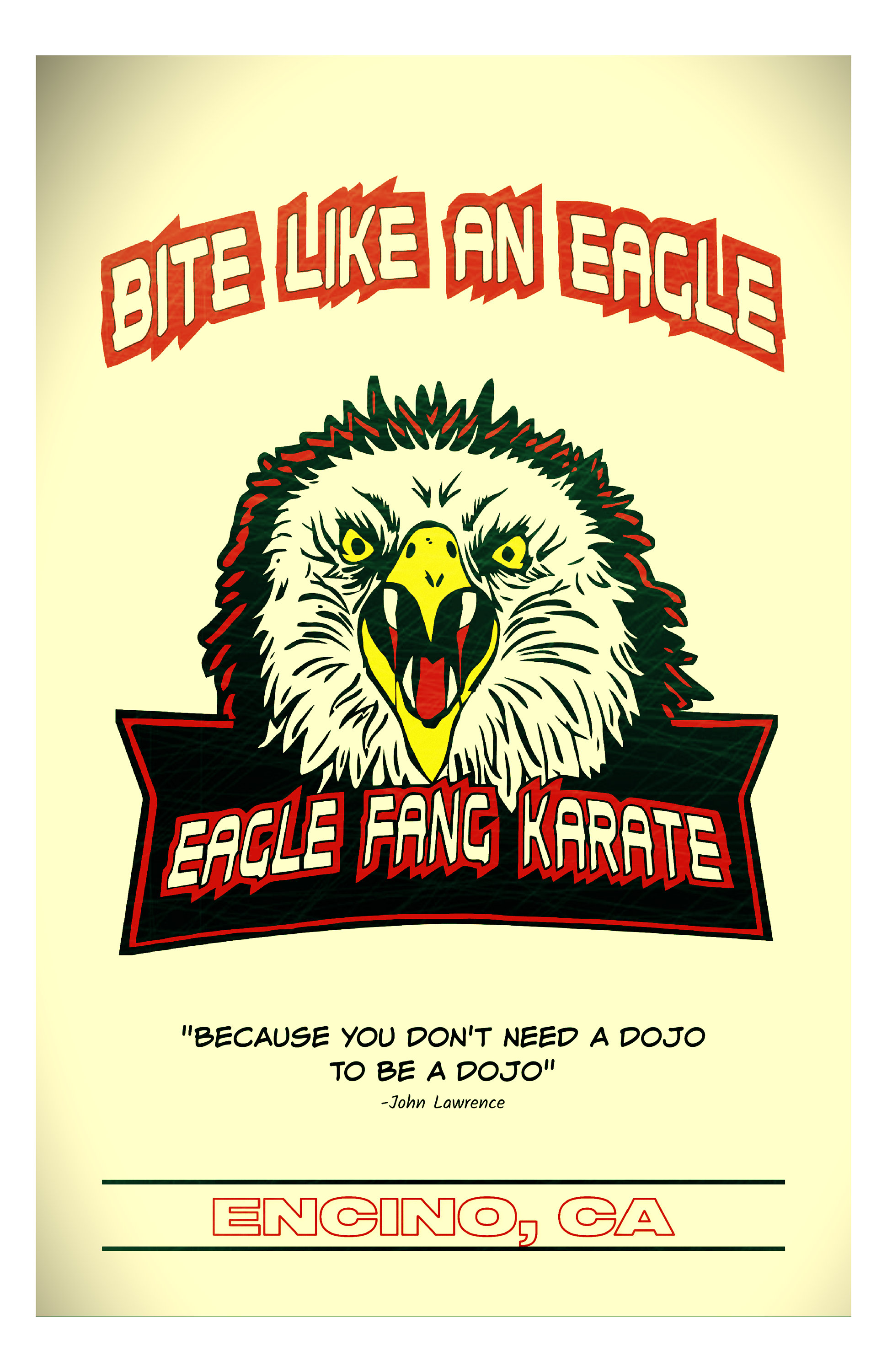 Digital Download Eagle Fang Karate Poster - Etsy