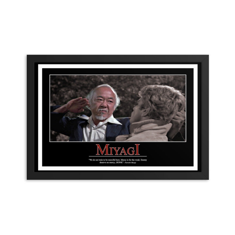 Mr Miyagi Karate Kid Movie poster 11x17 | Etsy