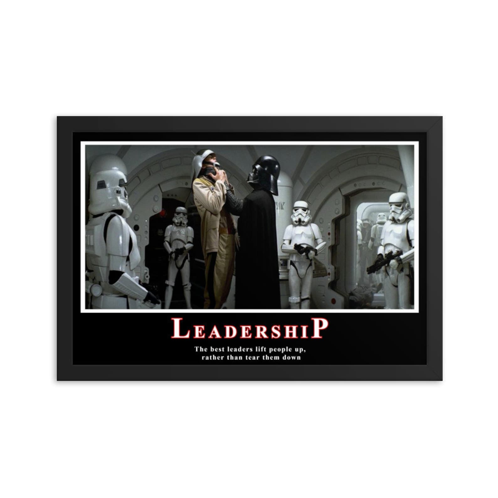 Digital Download of Darth Vader leadership Poster - Etsy
