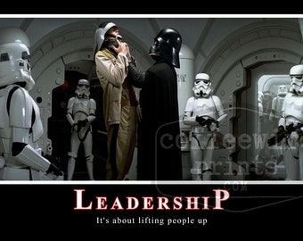 Digital Download of Darth Vader leadership Poster - Etsy