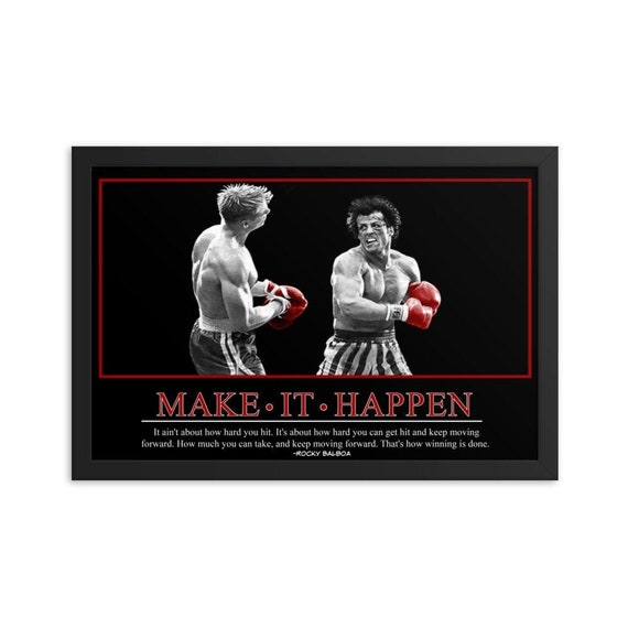 Digital Download 11x17 Rocky Motivational Poster - Etsy