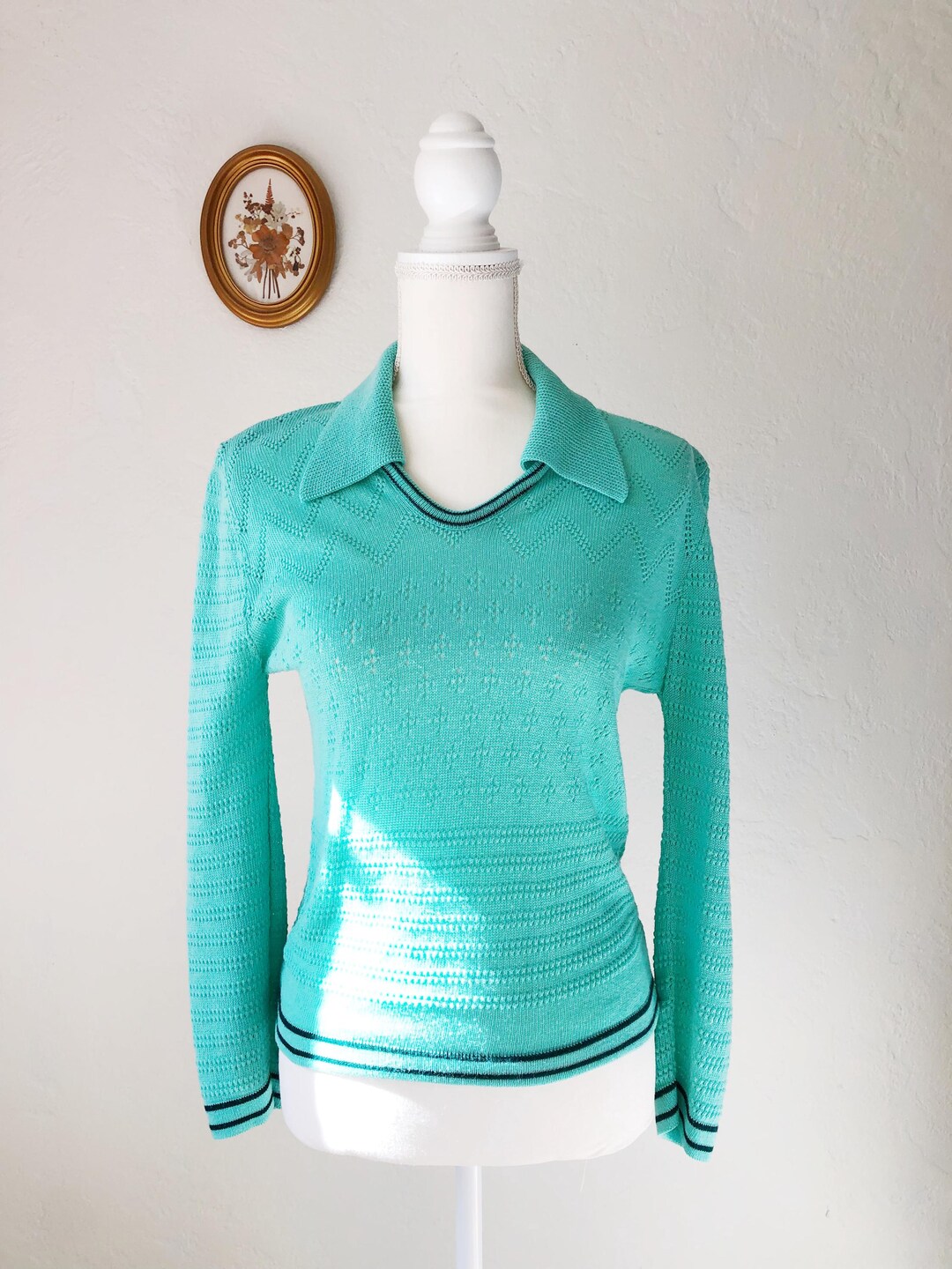 Vintage 1970s Originals by Julie Knitwear Sweater With 70s Tapered ...