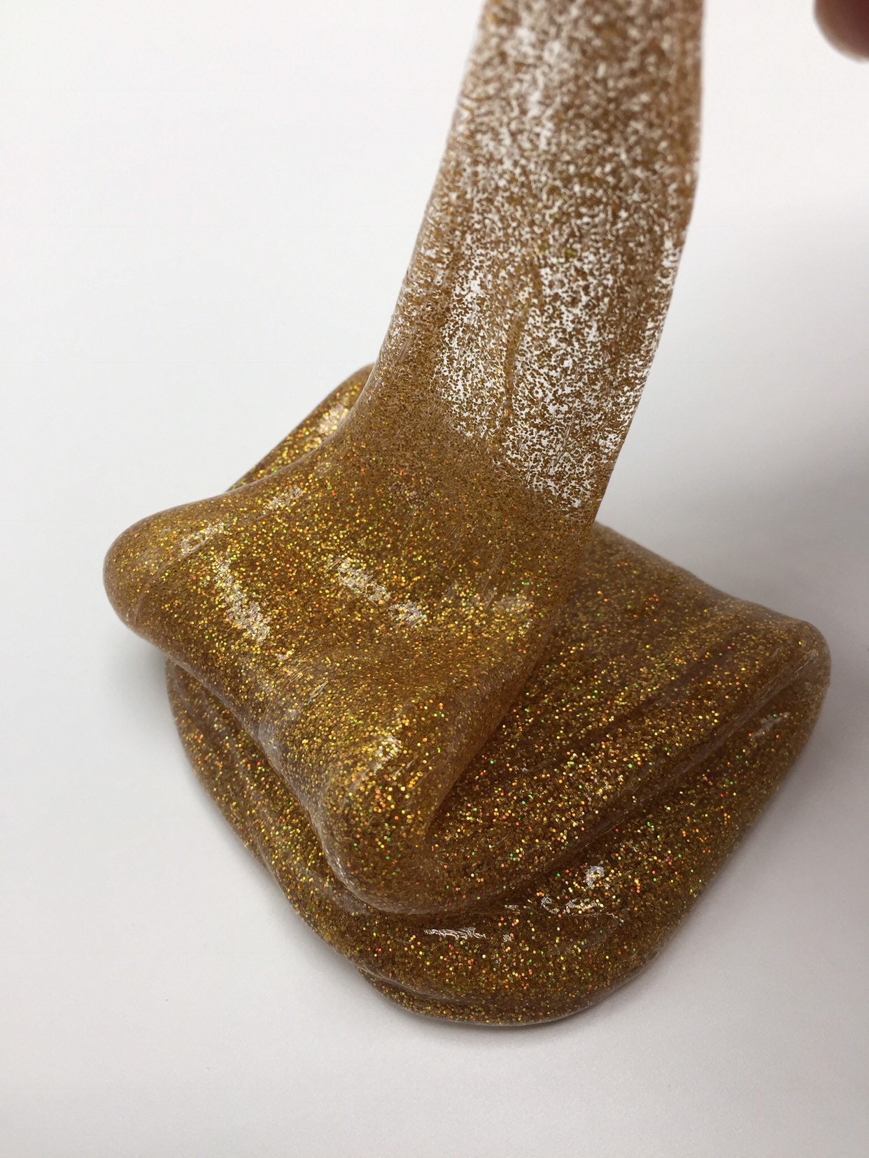Gold Dust an Unscented Clear Slime With Beautiful Holographic Gold ...