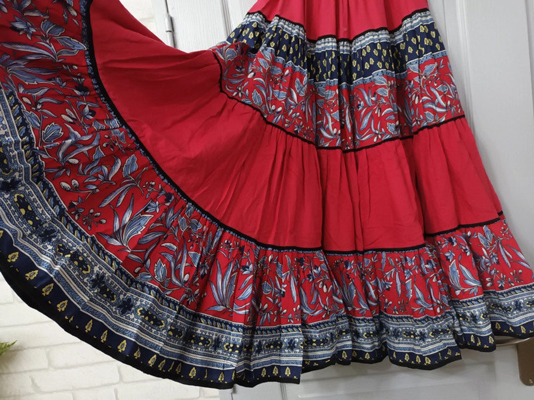 SALES / Extra Full Circle Skirt Provencal Skirt ATELIER PROVENCAL ...