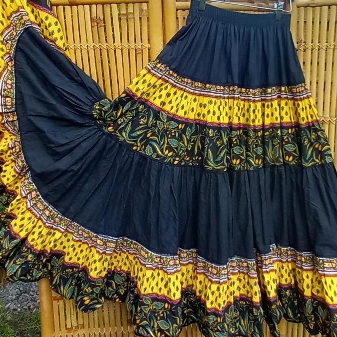 Extra Full Circle Skirt Provencal Skirt ATELIER PROVENCAL Skirt From ...