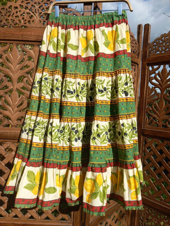 Extra full circle skirt Provencal Skirt Provencal Ski… - Gem