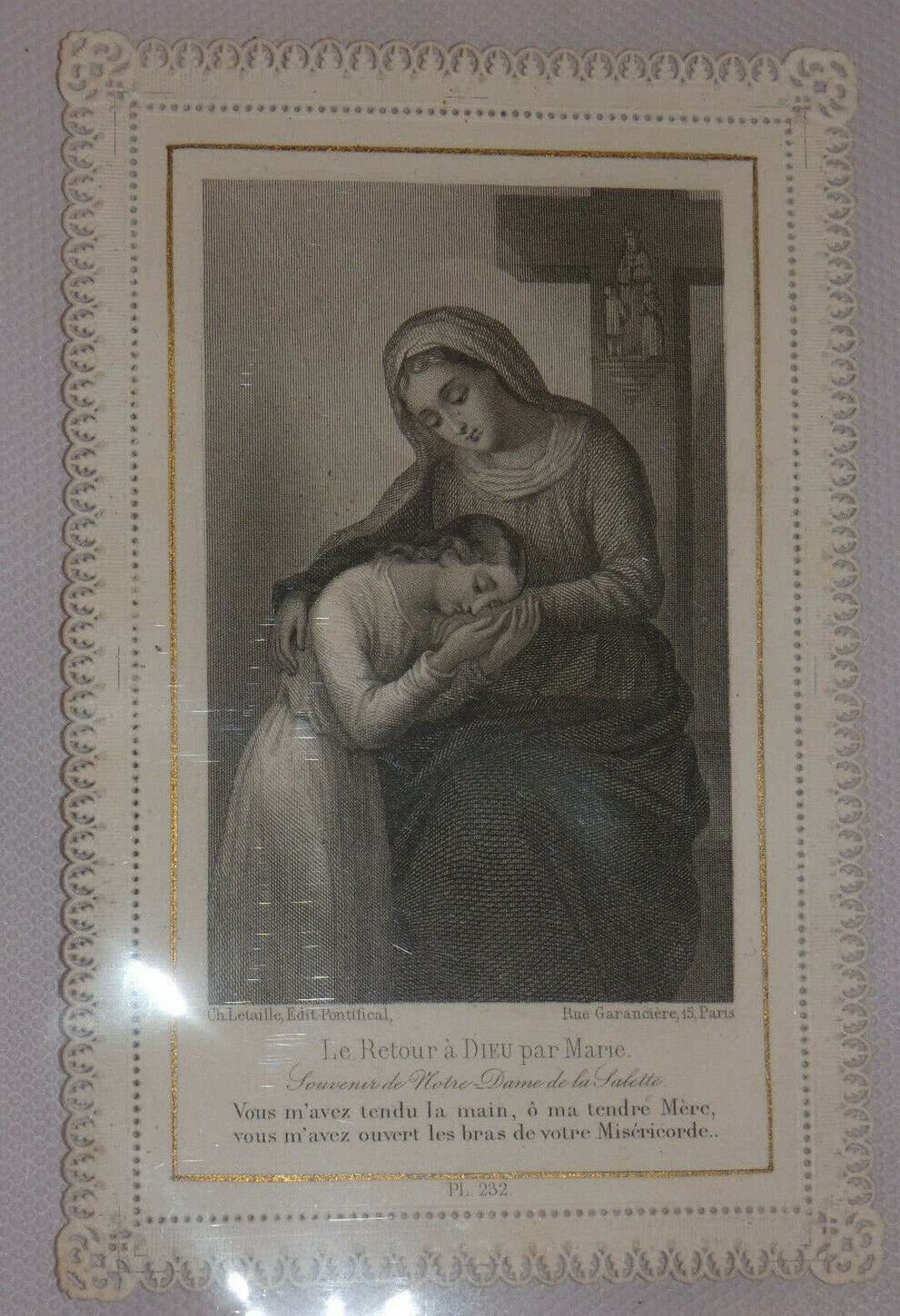 Antique Holy Card Old Religious Image Old Pious Image Old - Etsy