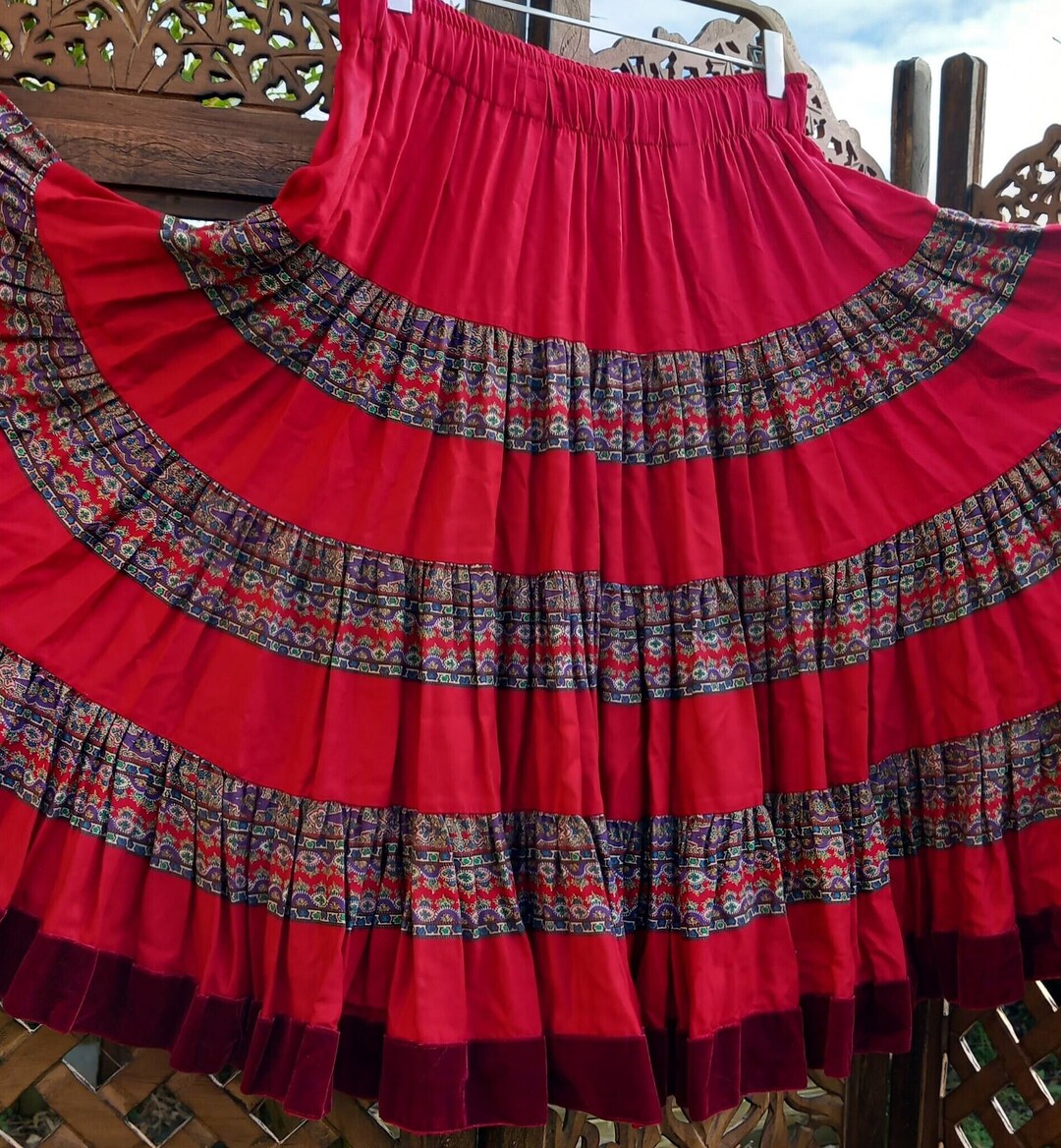 Provençal Skirt ATELIER D'AVIGNON Extra Full Circle Skirt French ...