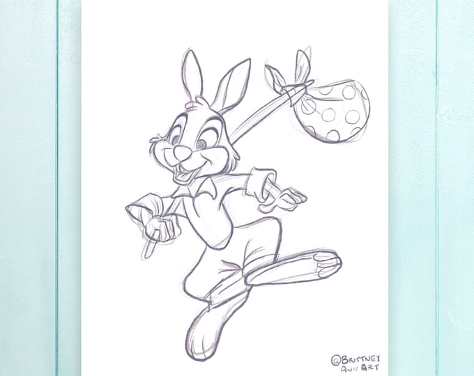 Brer Rabbit Disney Wall Art, Splash Mountain Rabbit Print, Song of the ...