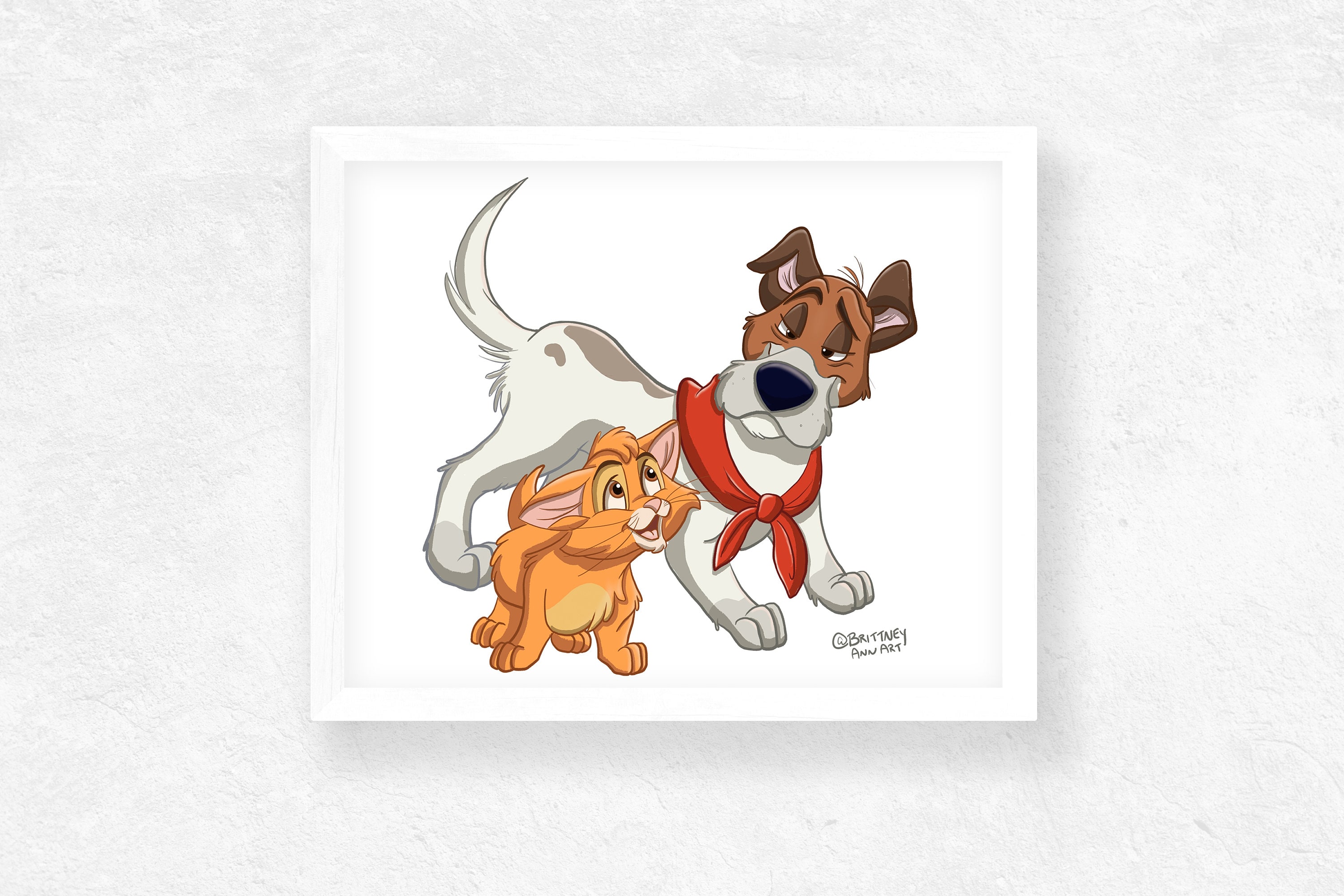 Dodger Oliver And Company Drawing