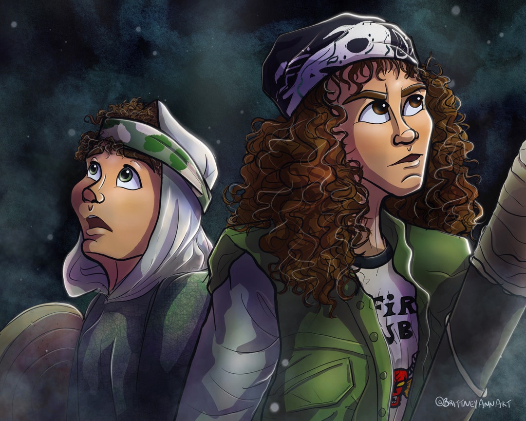 Eddie Munson Stranger Things Print, Stranger Things Dustin Art Print - Etsy
