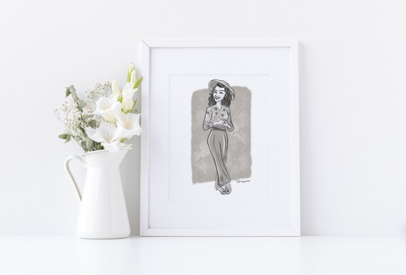 1940s Fashion Print Vintage 1940s Fashion Illustration 40s - Etsy