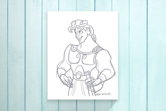 Disney Hercules Drawing