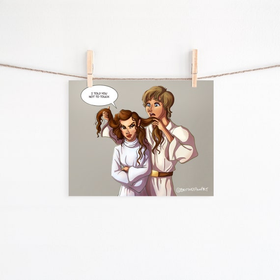Luke Skywalker And Princess Leia
