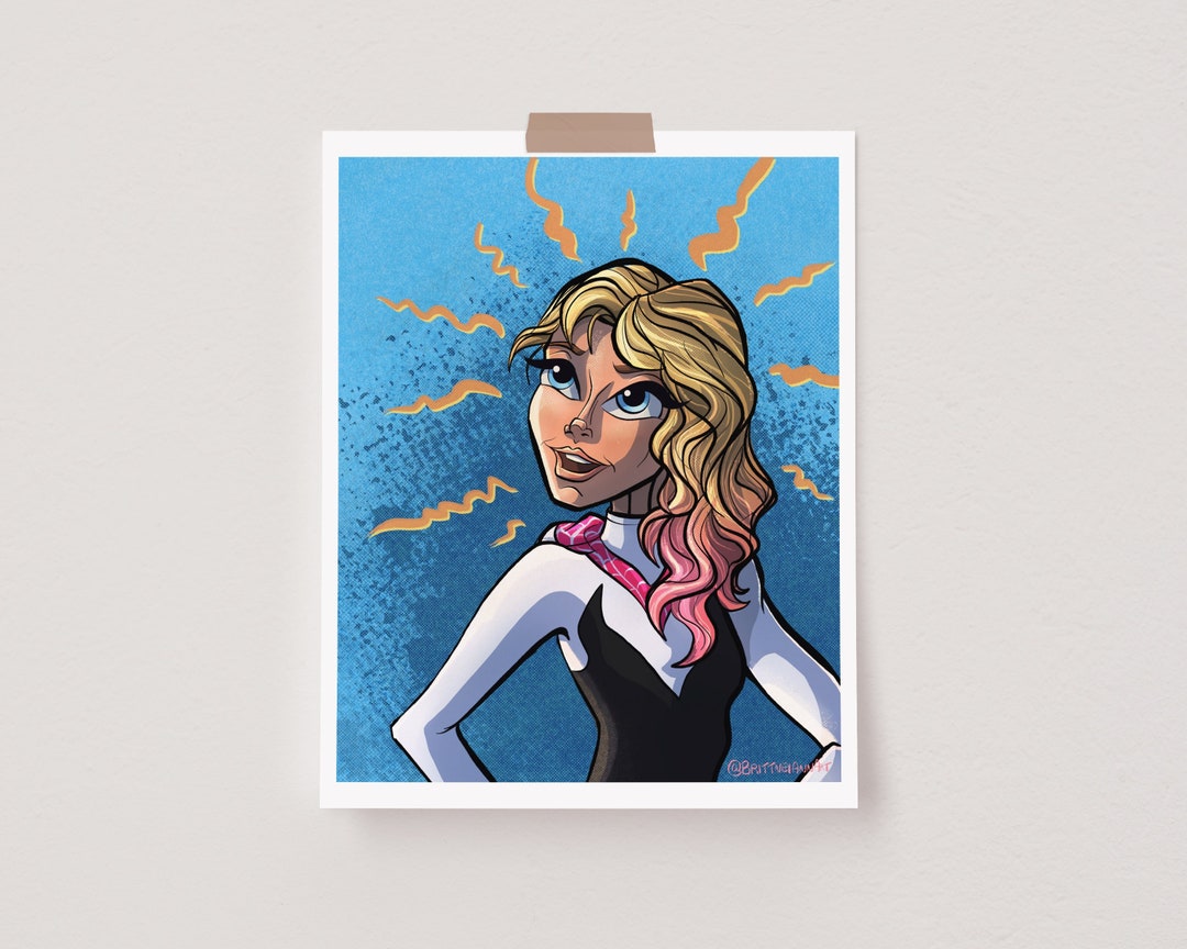 Spider Gwen Across the Spiderverse Poster - Etsy