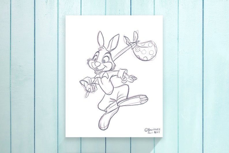 Brer Rabbit Disney Wall Art Splash Mountain Rabbit Print - Etsy