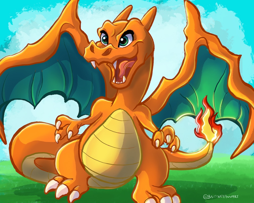 Charizard Pokemon Gifts, Pokemon Decor - Etsy