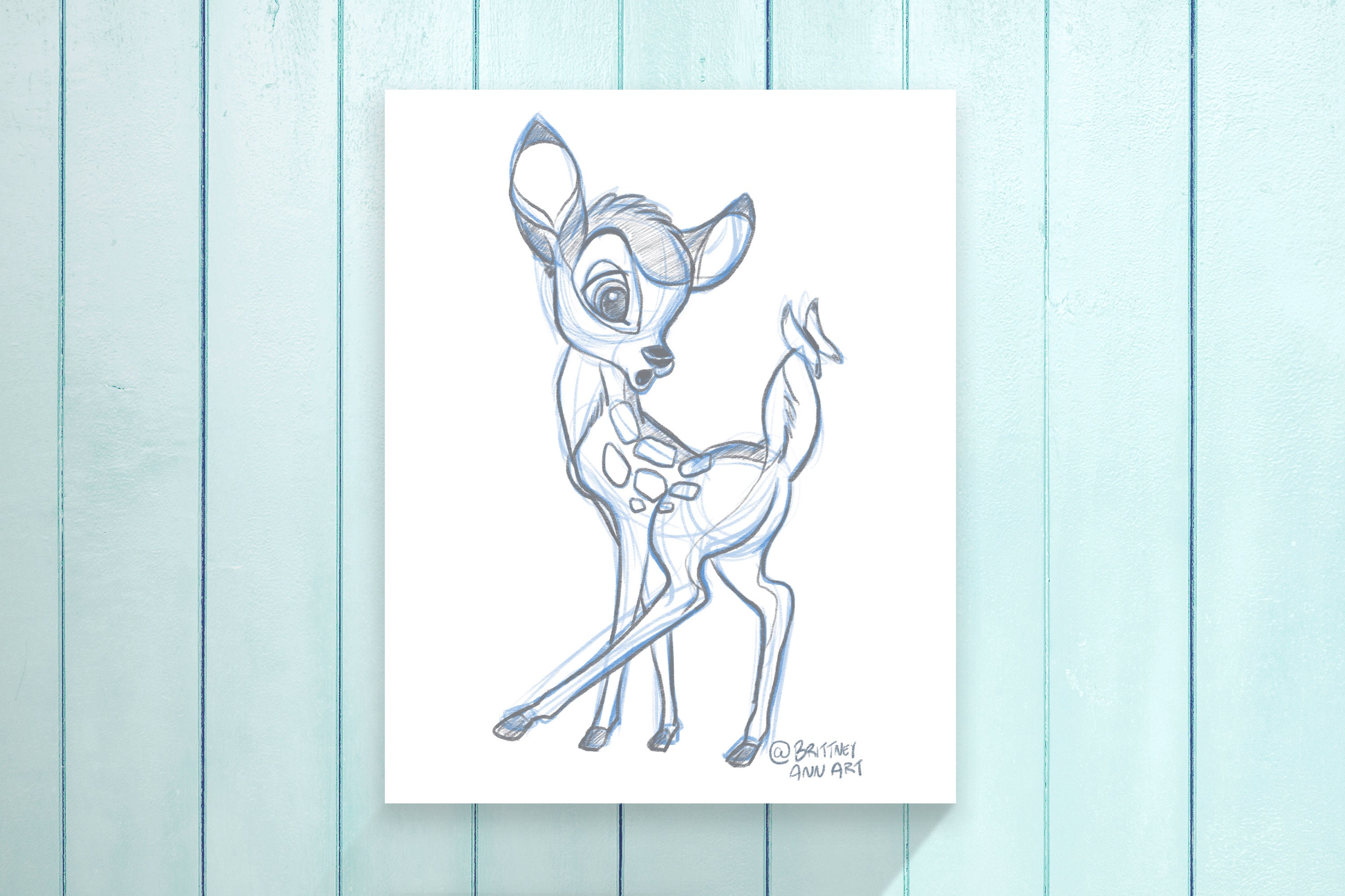 Bambi Disney Drawing