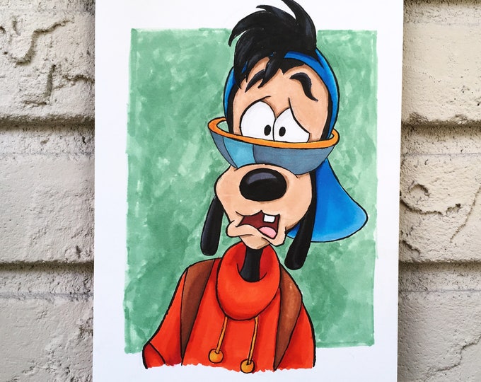 Max Goof Artwork, Disney Character Drawing, A Goofy Movie Fan Art ...