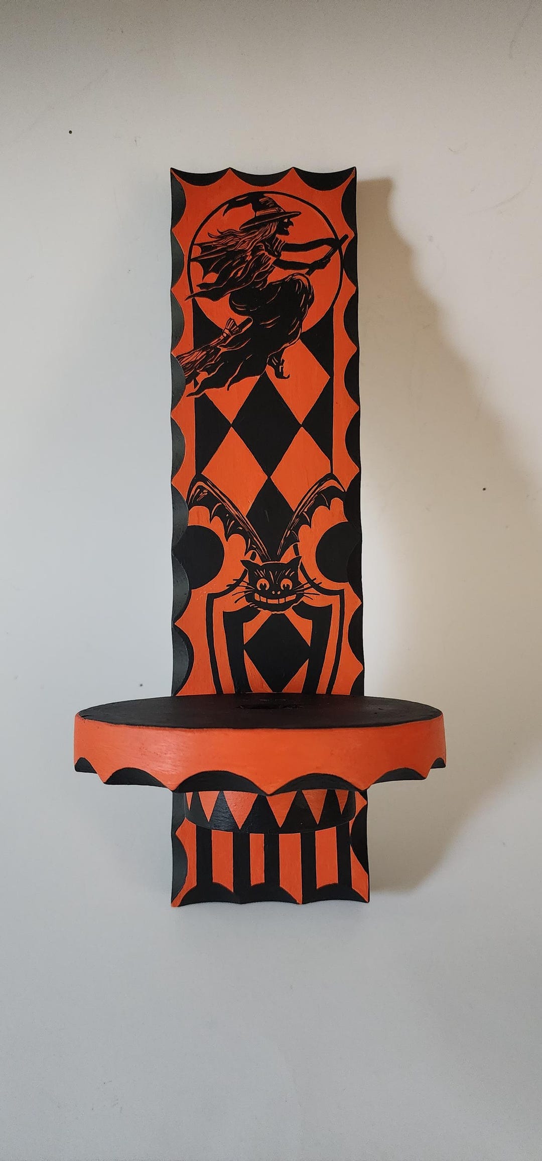 All Hand Painted Wood Candle Sconce 1920s Beistle Artwork - Etsy