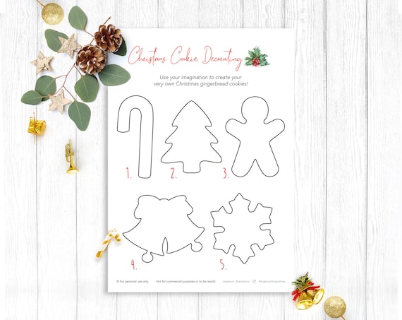 Christmas Cookie Coloring Pages - Mom. Wife. Busy Life.