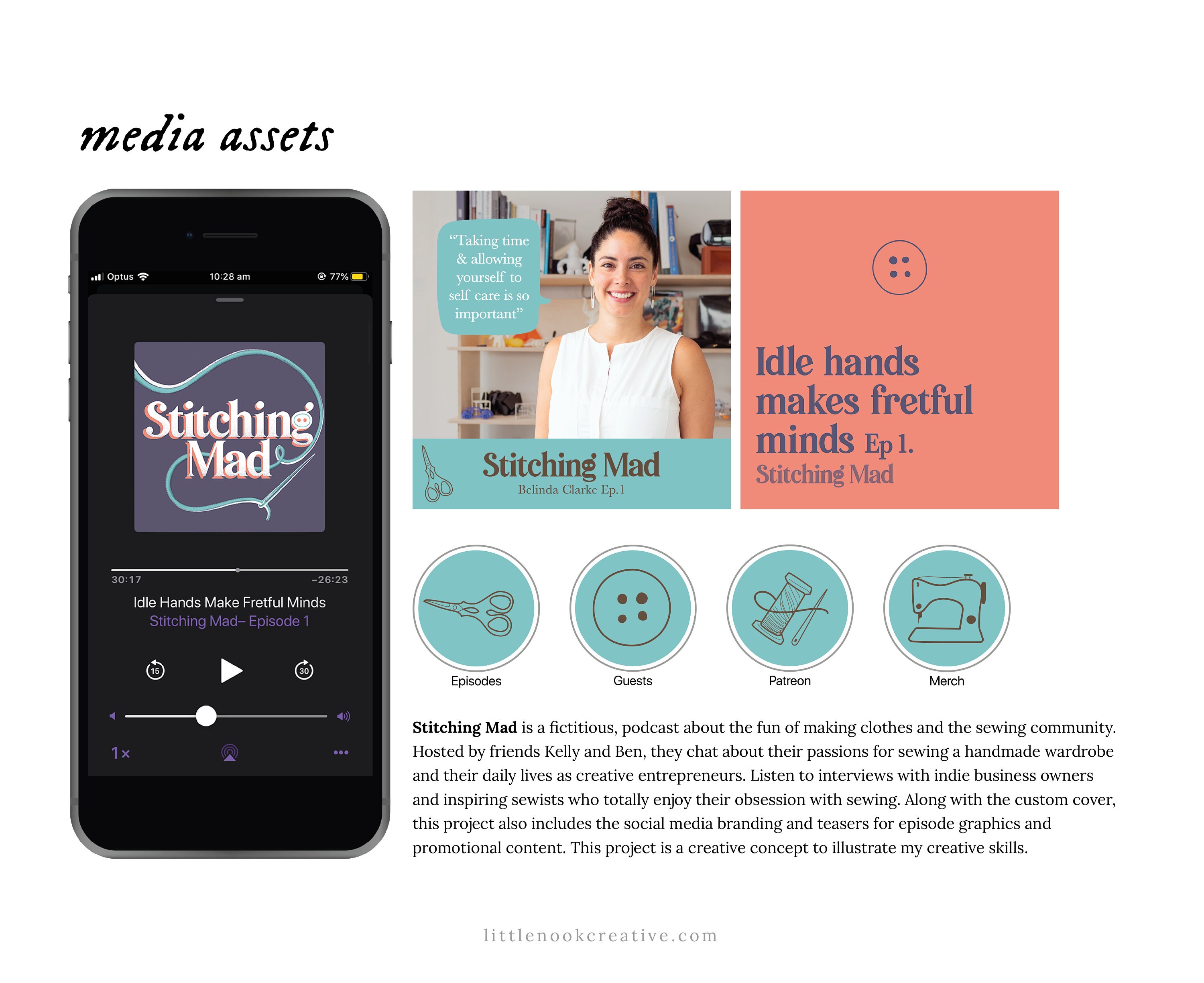 Custom Podcast Cover Art Logo Design Branding Digital Illustration ...