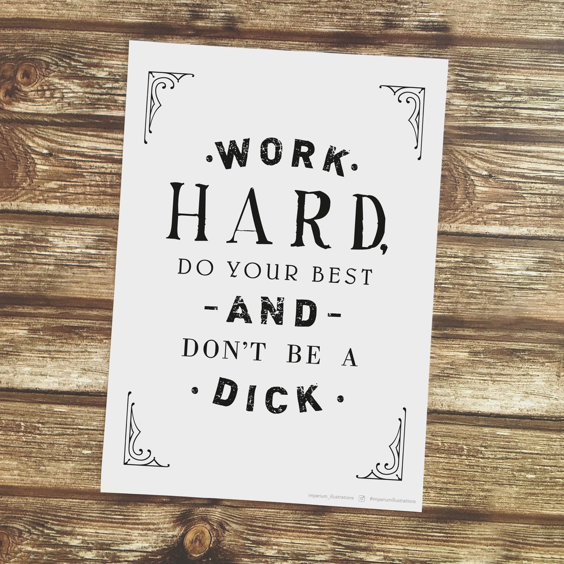 Instant Download 'work Hard Do Your Best & Don't Be - Etsy Australia
