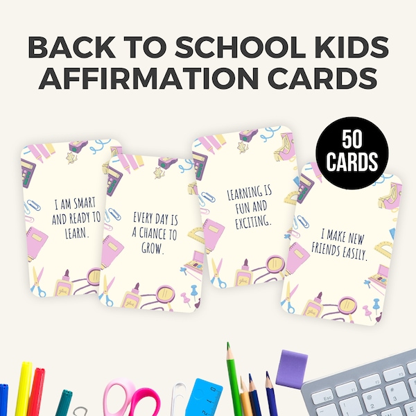 Affirmation Cards - Etsy