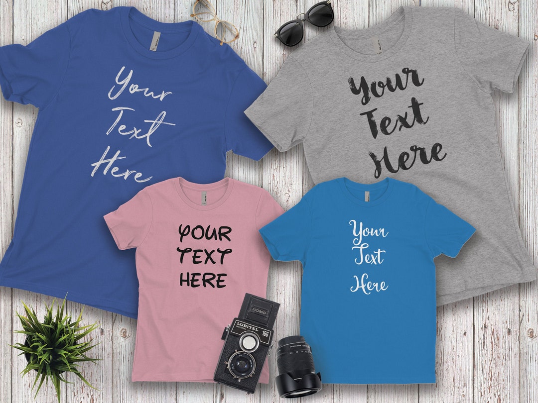 Custom Shirt, Personalized Shirt, Custom T-shirt, Custom Text on Shirt ...