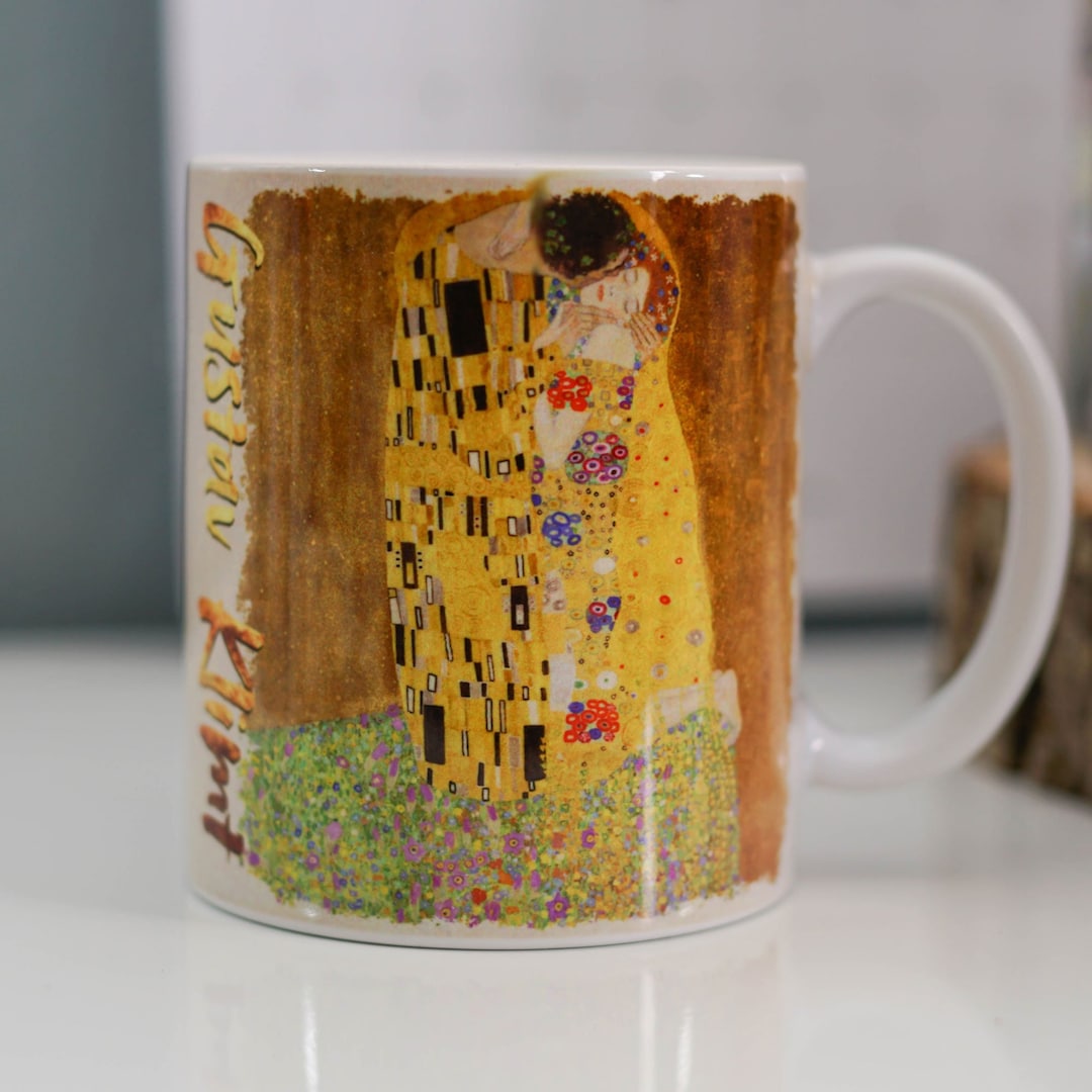 Gustav Klimt, the Kiss Mug, Classic Artist Mug, Personalized Gift ...