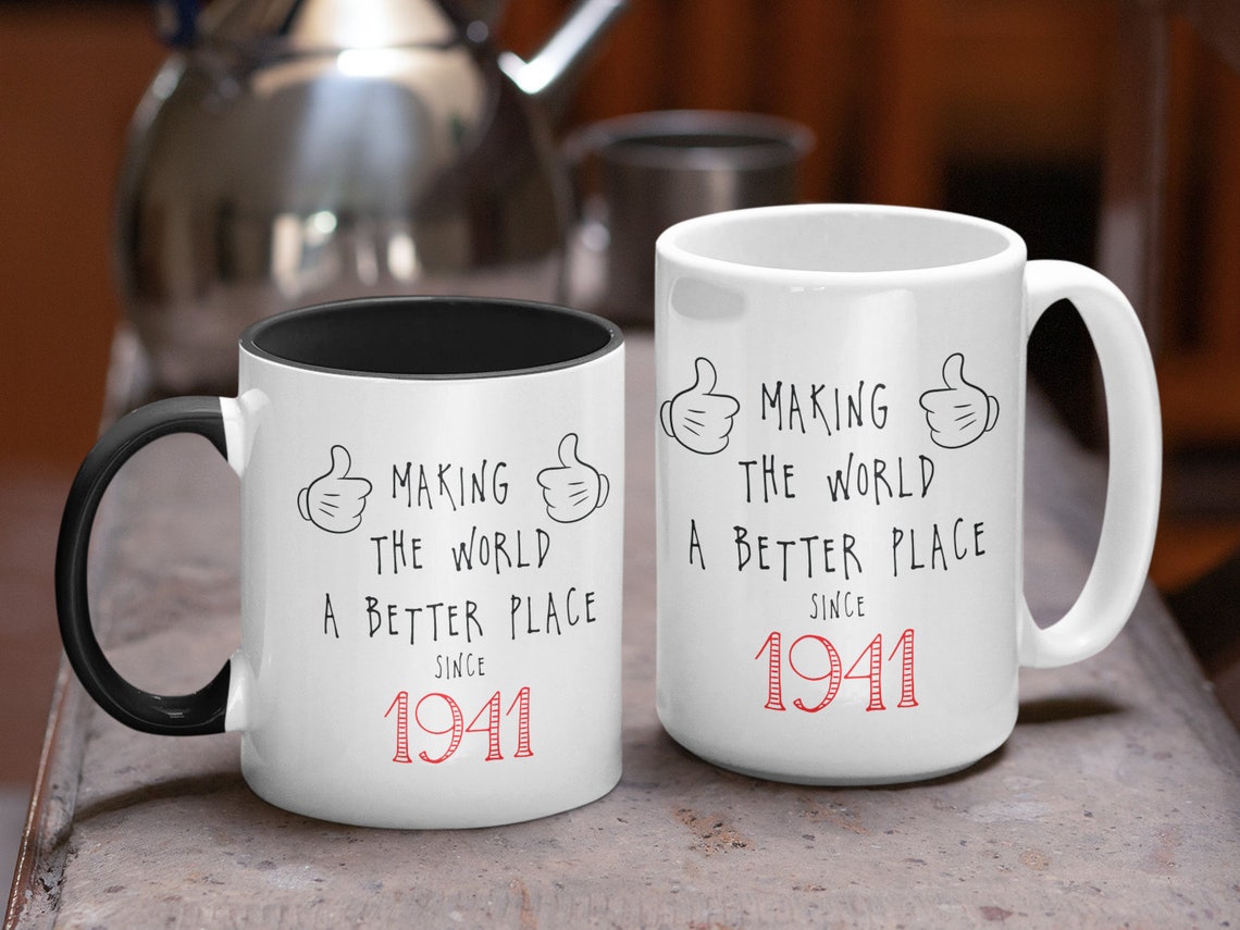 80th Birthday Mug Gift, 80th Birthday Gifts Mug, Turning 80th Funny ...