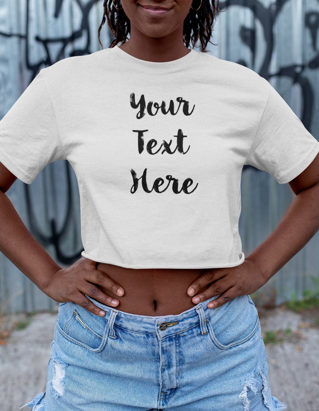 Custom Crop Top, Personalized Crop Top, Custom Crop Top for Women, Make ...