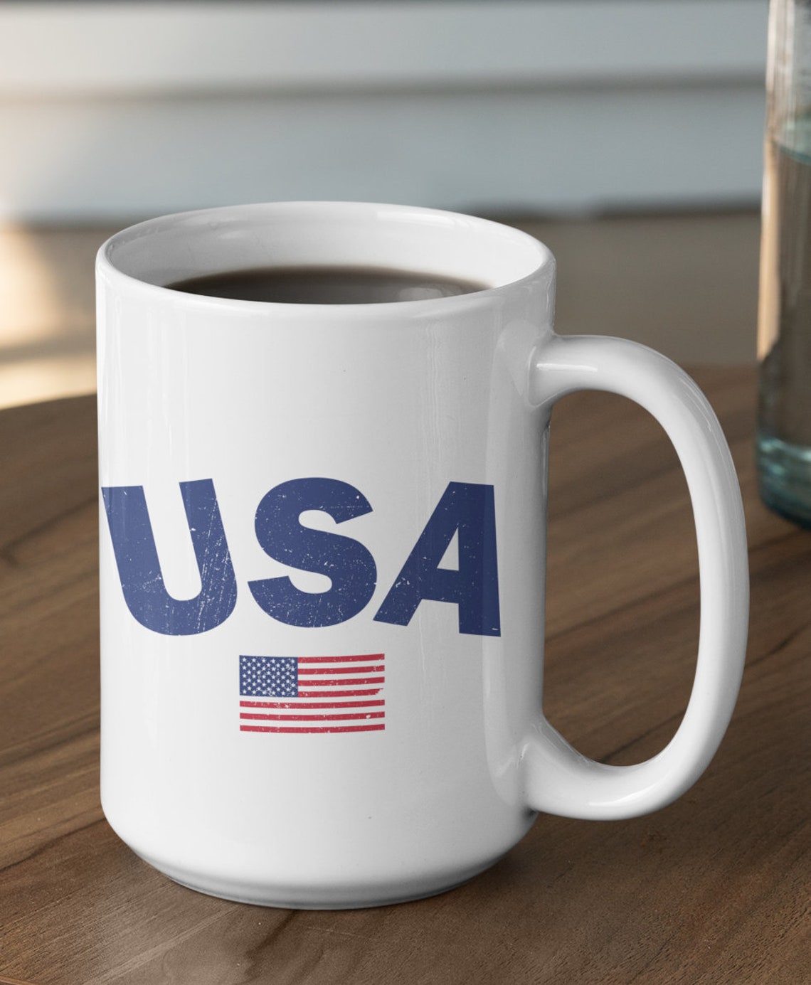 Usa American Flag Mug Us Flag Mug Usa 4th Of July Mug Etsy