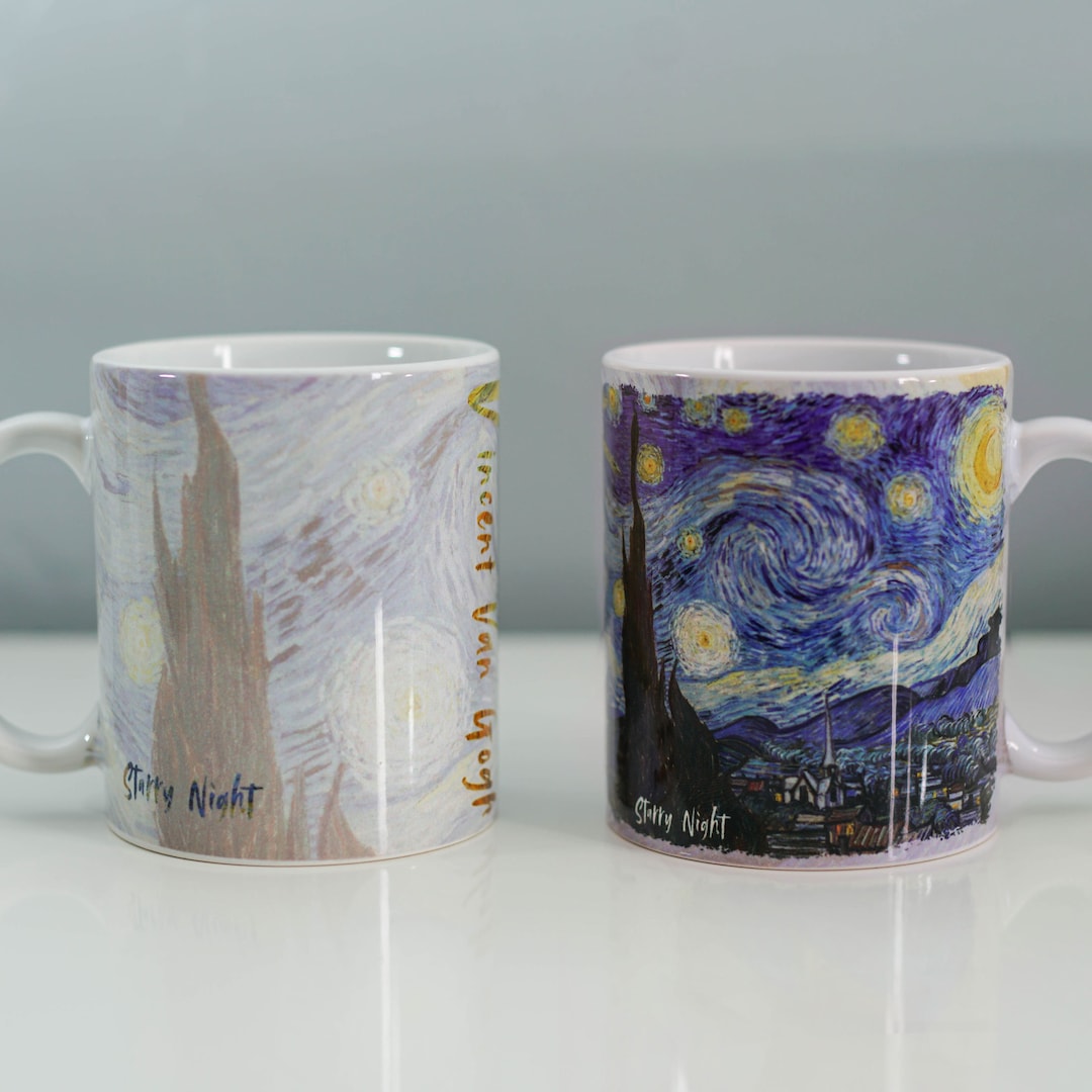 Vincent Van Gogh, the Starry Night Mug, Van Gogh Atwork Mug ...