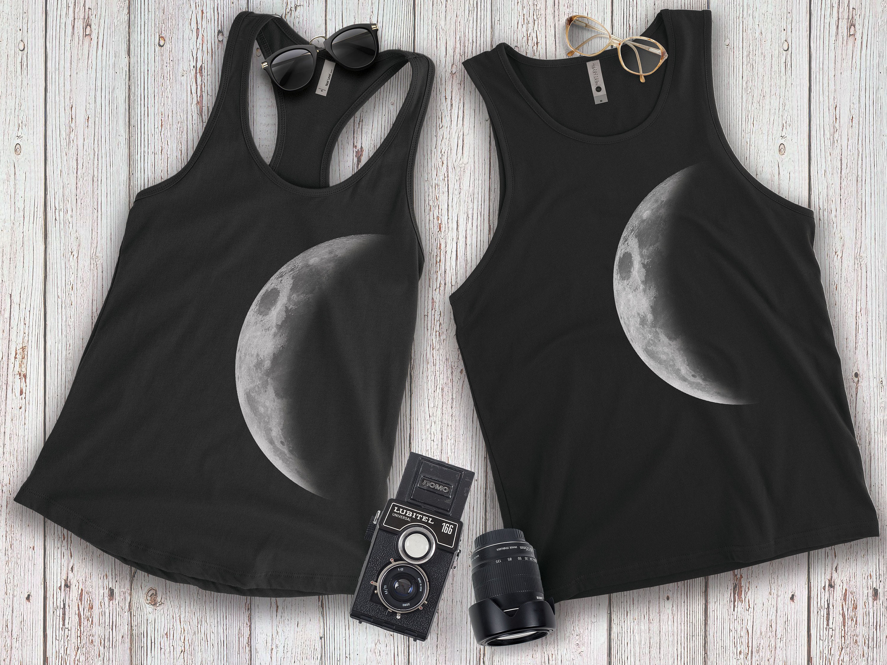 Moon Crescent Tank for Women Men Mom Dad Plus Size | Etsy