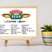 Custom Friends Themed Coffee Bar Bachelorette Hen Party Bridal Shower ...