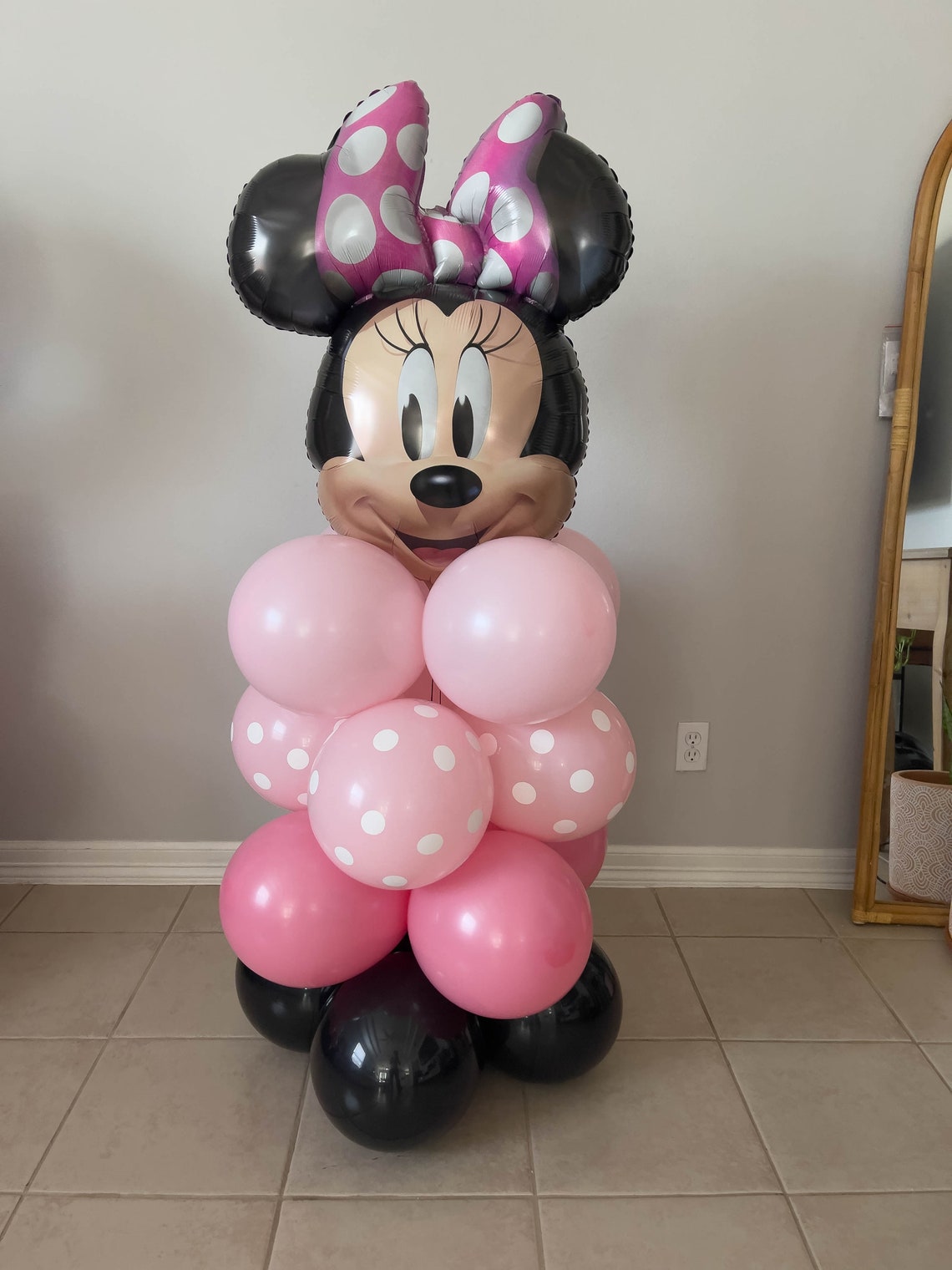 Minnie Mouse Forever AGE Combo Balloon Column. Balloon Sizer - Etsy