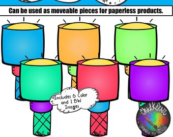 Tombstones Halloween Clip Art chalkstar Graphics - Etsy