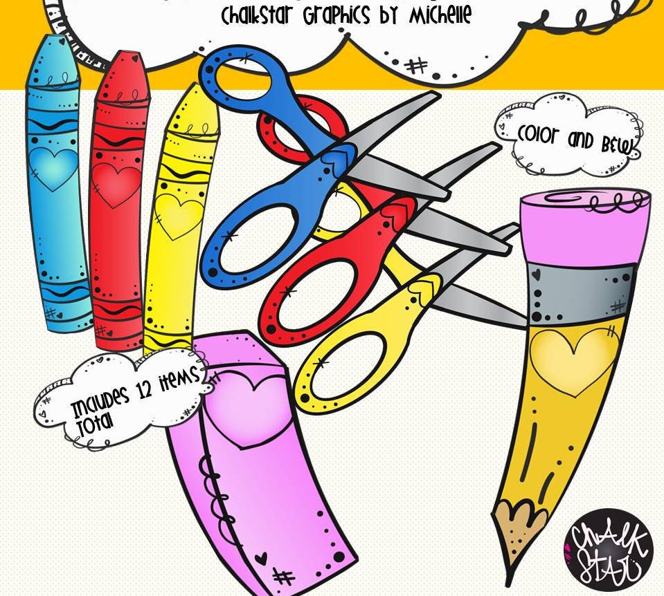 Back to School Kids and Supplies Clipart - Etsy