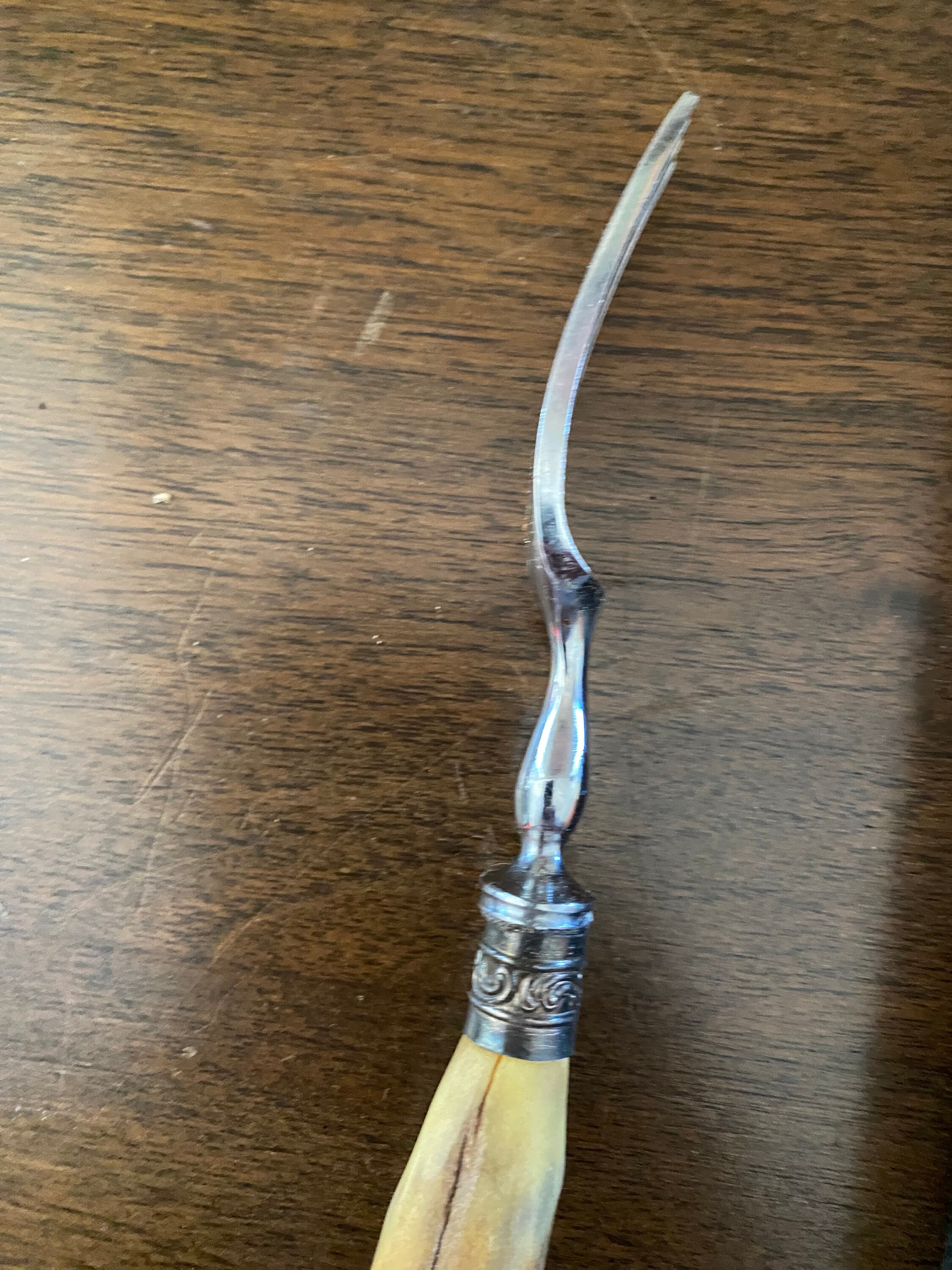 Antique Bone Silverware Set WR Humphreys Edwin Blyde and Sheffield - Etsy