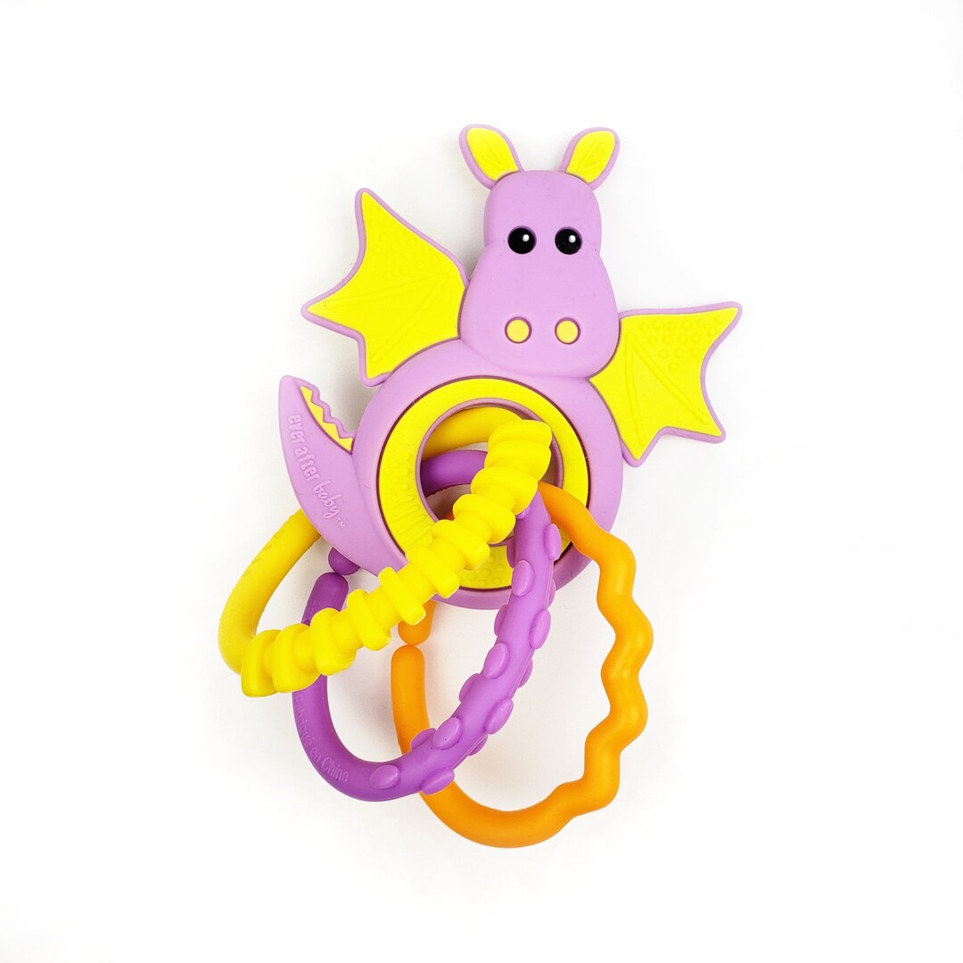 Linkable Dragon Teether Baby Shower, Newborn Baby Gift, New Mom Baby ...