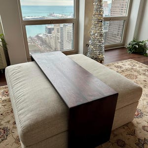 Ottoman Table Solid Walnut - Custom Made to Your Ottoman, Ottoman ...