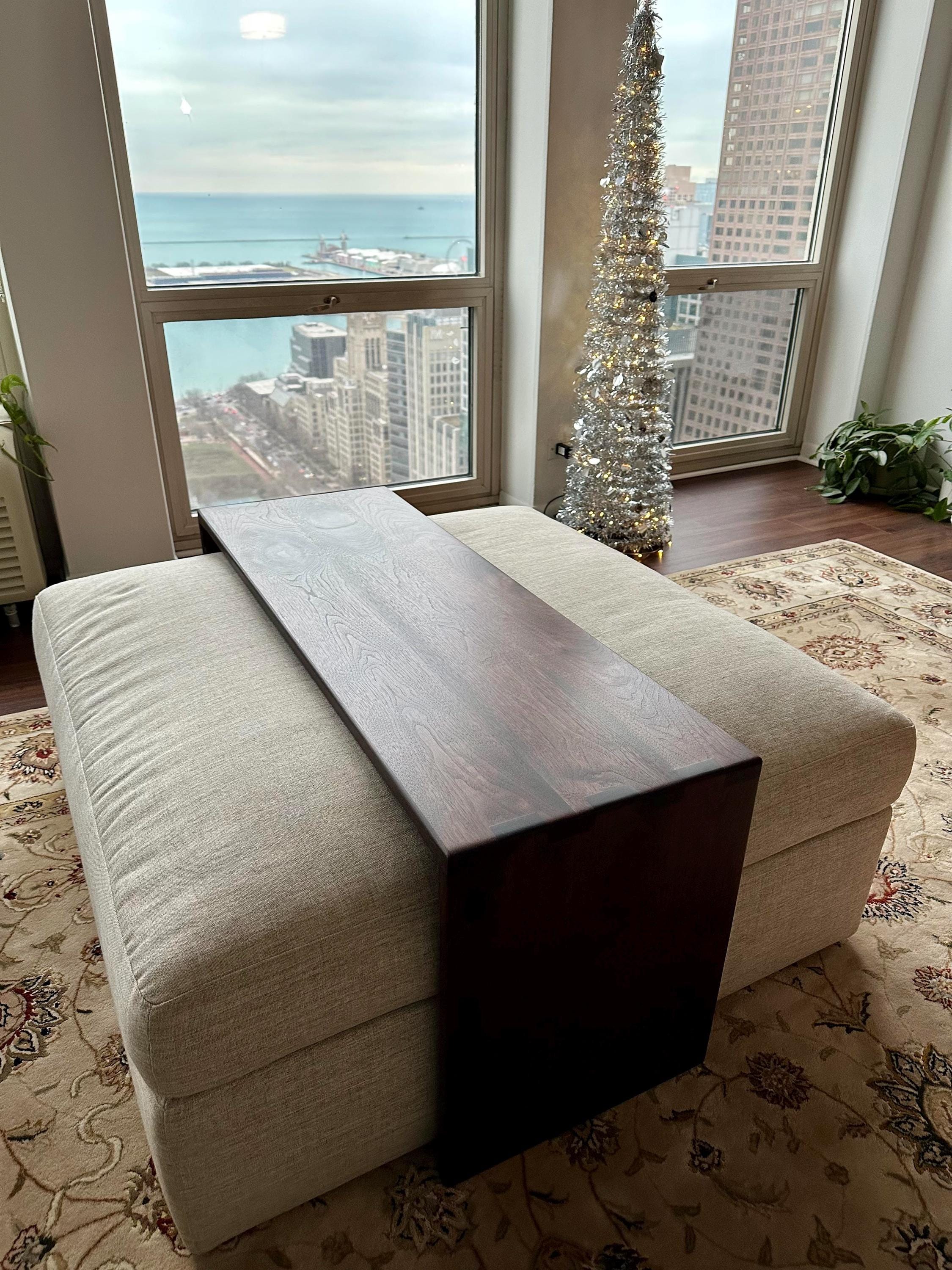 Ottoman Table Solid Walnut - Custom Made to Your Ottoman, Ottoman ...