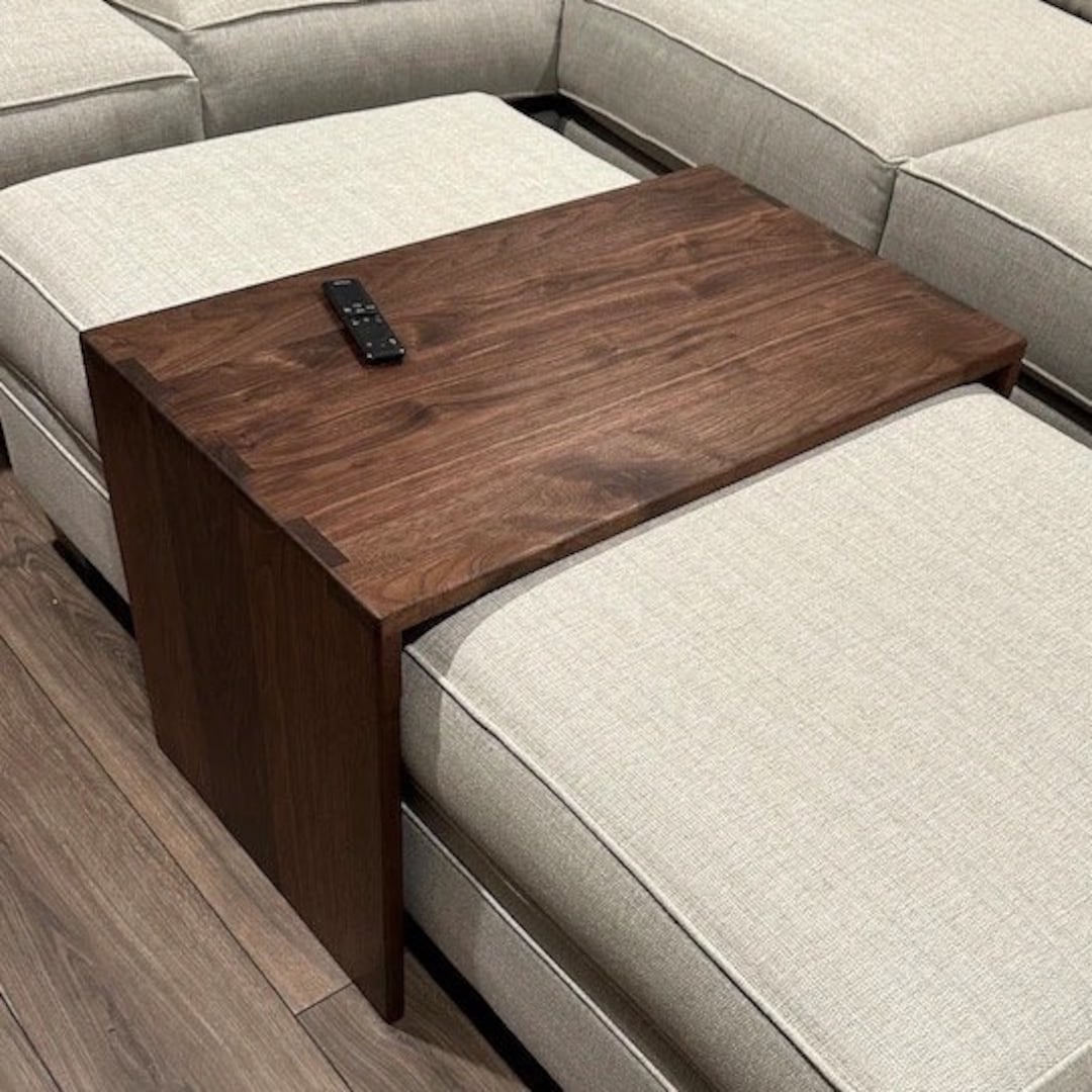 Ottoman Table Solid Walnut Custom Made to Your Ottoman, Ottoman Coffee ...