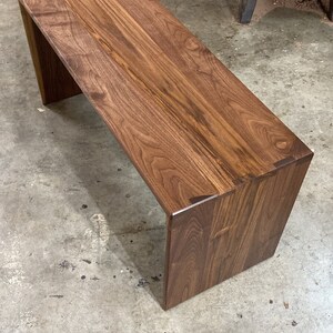 Ottoman Table Solid Walnut - Custom Made to Your Ottoman, Ottoman ...