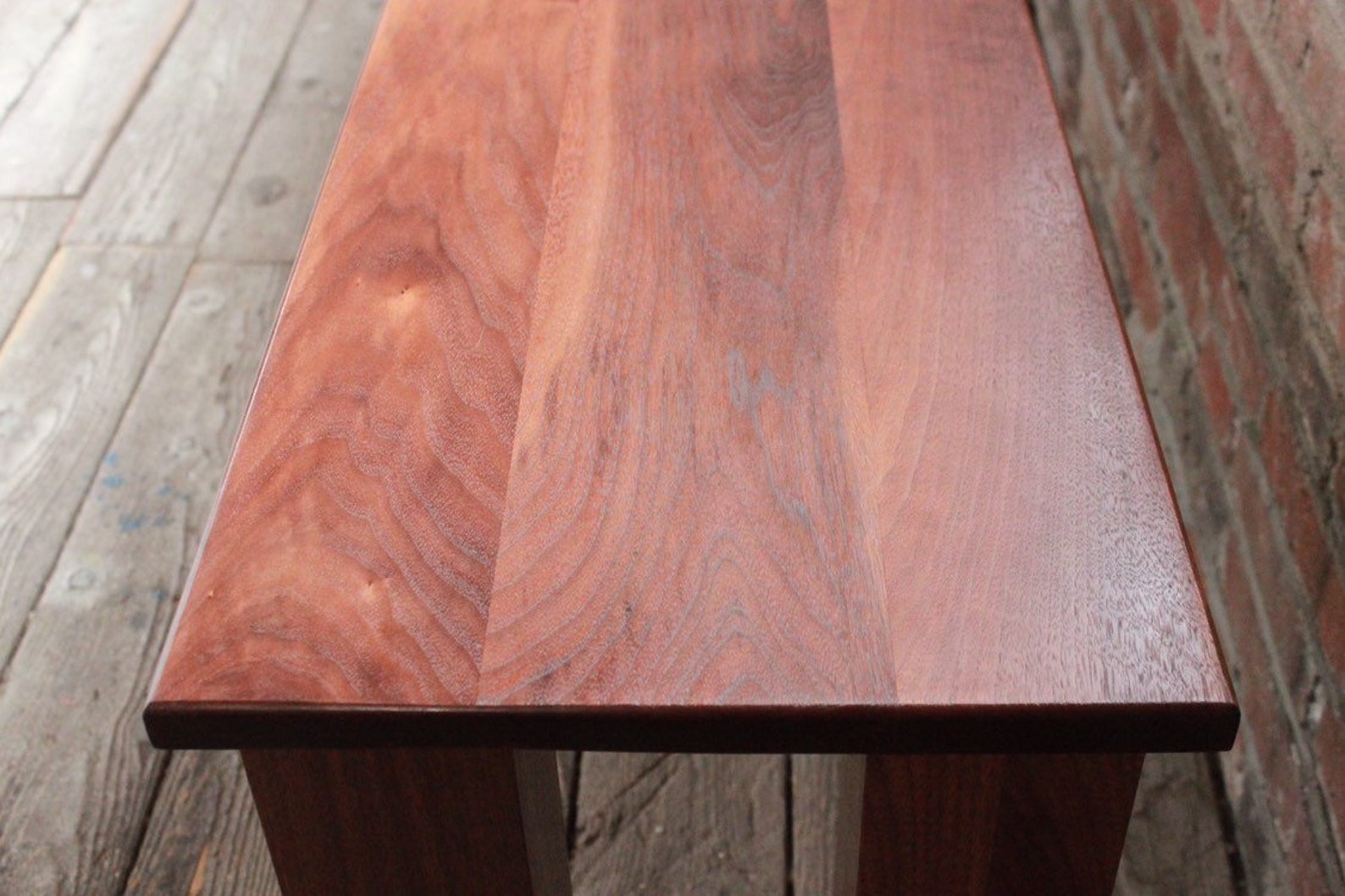 Modern Walnut Dining Table Bench Entryway or Window Bench - Etsy