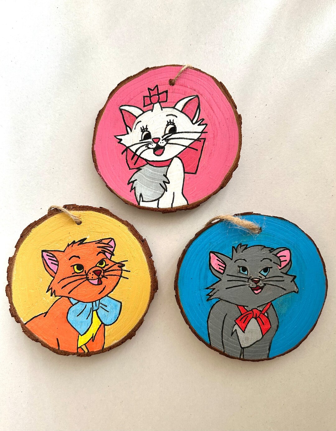 Disney Aristocats Wood Ornaments - Etsy